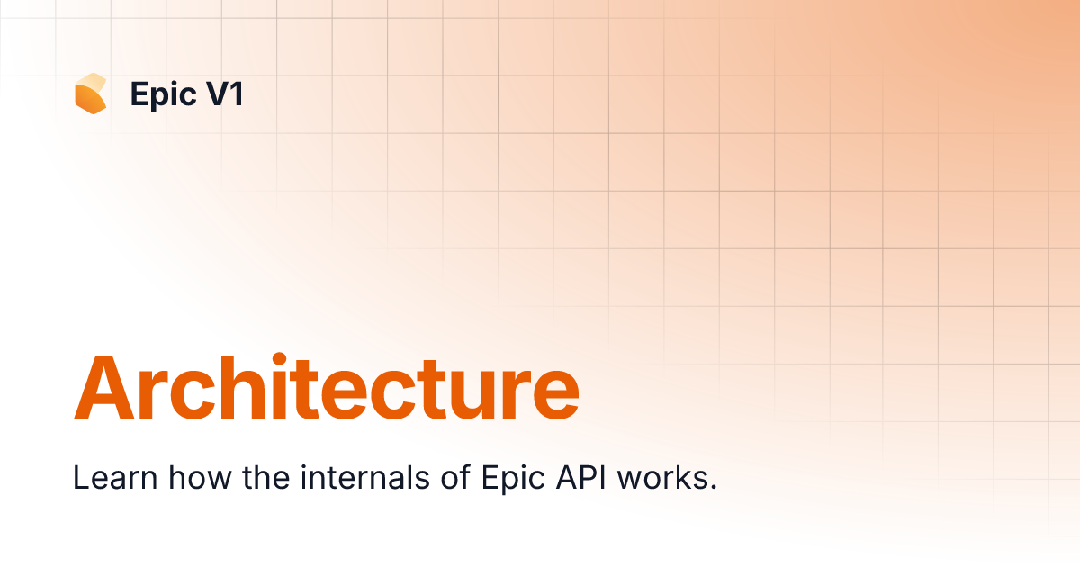 Architecture | Epic V1